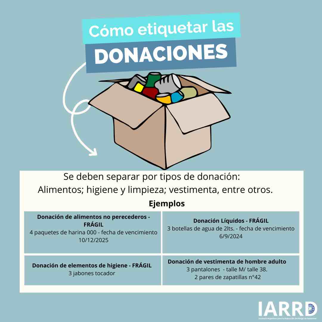 Donaciones a Corrientes, cómo ayudar